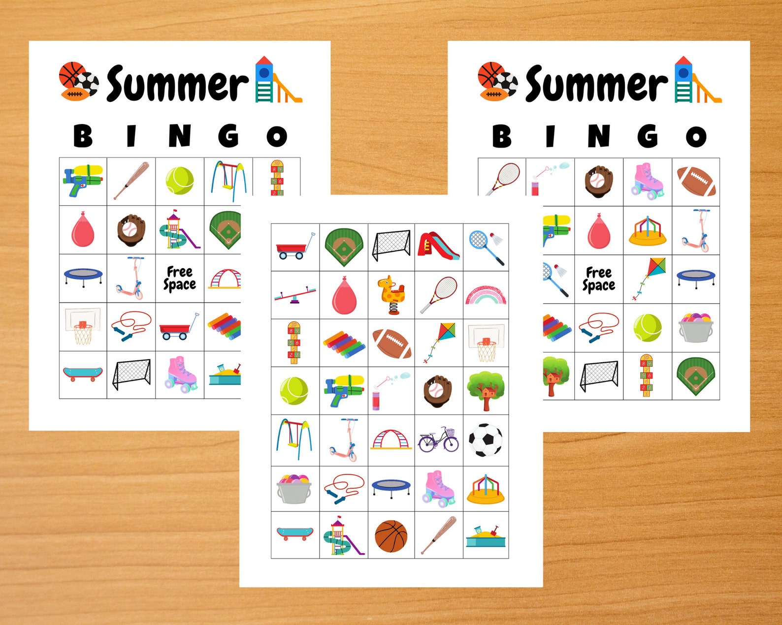 Summer Bingo Digital Download Printable Play Based Activity - Etsy
