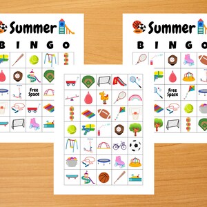Summer Bingo Digital Download| Printable Play Based Activity for ...
