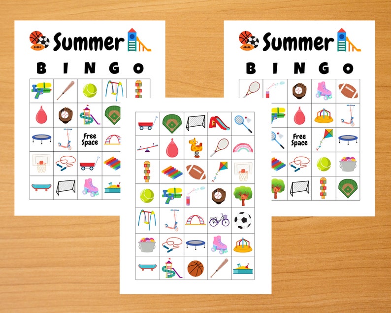 Summer Bingo Digital Download| Printable Play Based Activity for ...