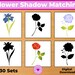 Flower Shadow Matching Cards Printable Digital Download| Montessori ...