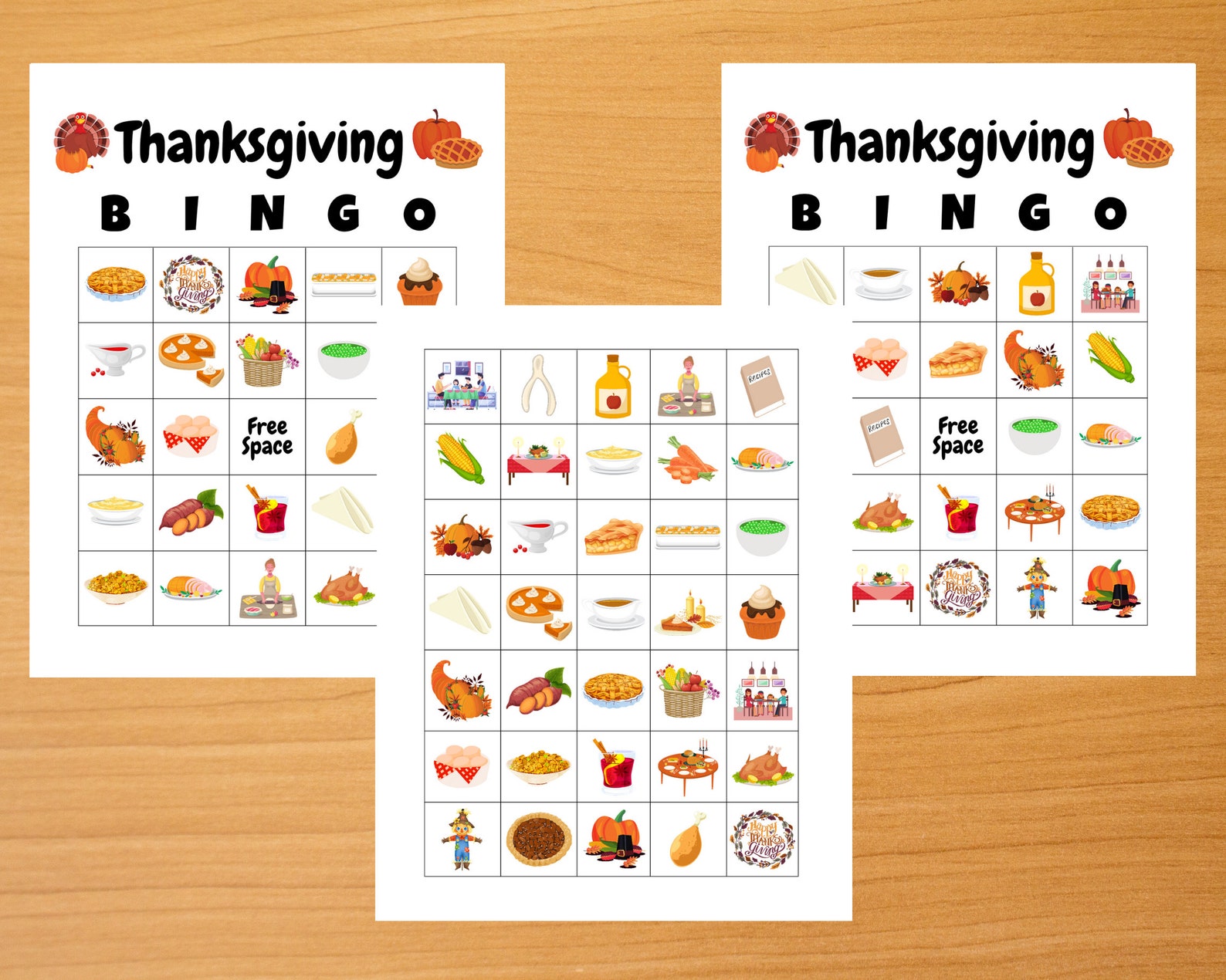 Thanksgiving Bingo| Digital Download| Printable Play Based Activity ...