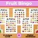 Fruit Bingo Digital Download Printable Play Based Activity ...