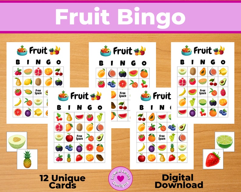 Fruit Bingo Digital Download| Printable Play Based Activity ...