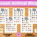 Ocean Animals Bingo Digital Download| Printable Play Based Activity ...