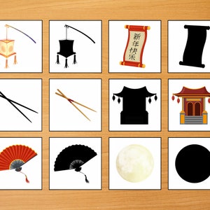 Chinese New Year Shadow Matching Cards| Child Inspired Printables ...