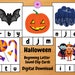 Halloween Beginning Letter Sound Clip Cards| Child Inspired Printable ...