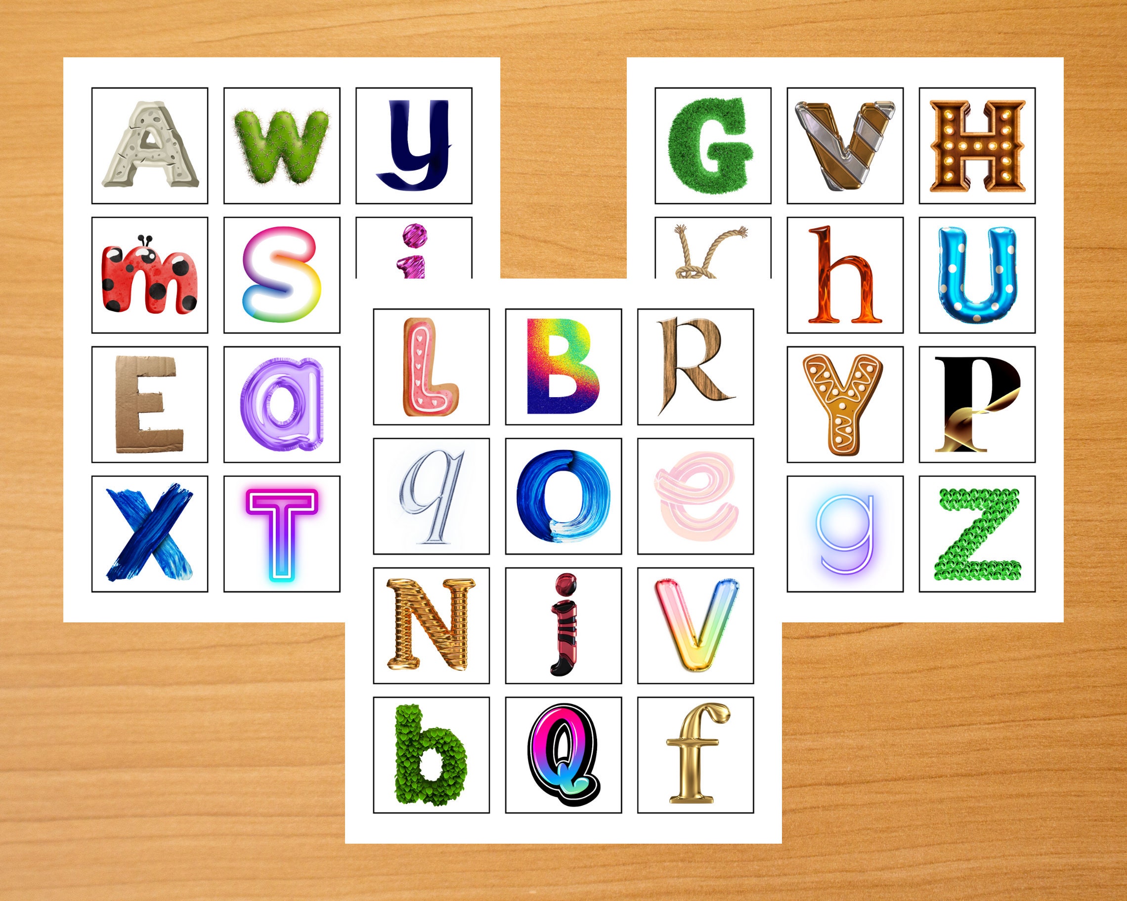 Alphabet I Spy Matching Game Digital Download| Printable Play Based ...