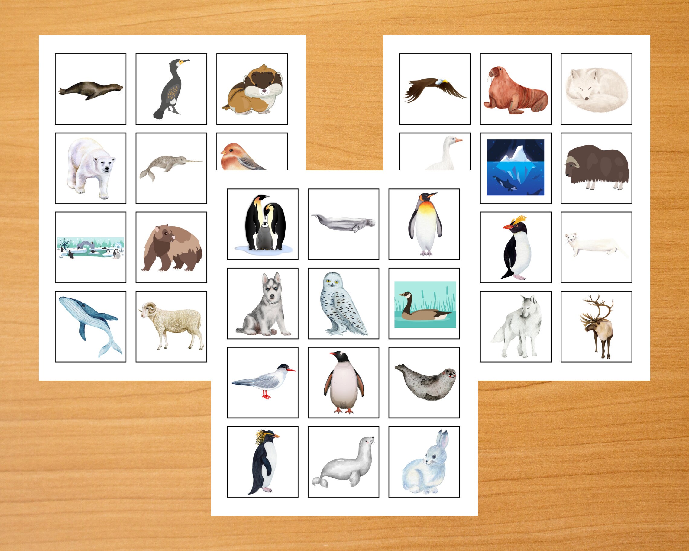 Winter I Spy Matching Game| Digital Download| Printable Play Based ...