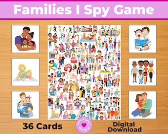 Community Helpers I Spy Matching Game| Digital Download| Printable Play ...