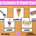 Ice Cream Theme 3 Part Cards| Printable Digital Download| Montessori ...