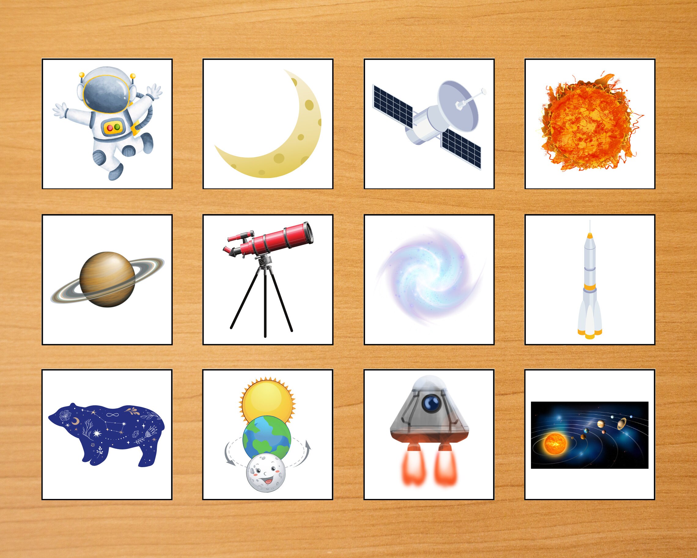 Space I Spy Matching Game| Digital Download| Printable Play Based ...
