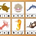 Ocean Animals Beginning Letter Sound Clip Cards| Printable Digital ...
