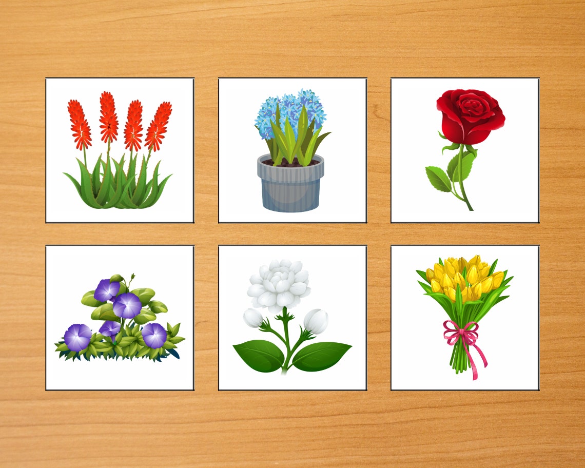 Flower Bingo Digital Download Printable Play Based Activity ...