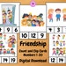 Friendship Count and Clip Cards| Child Inspired Printable| Digital ...