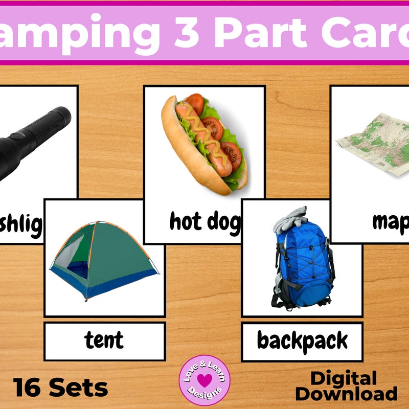 Camping Card - Etsy