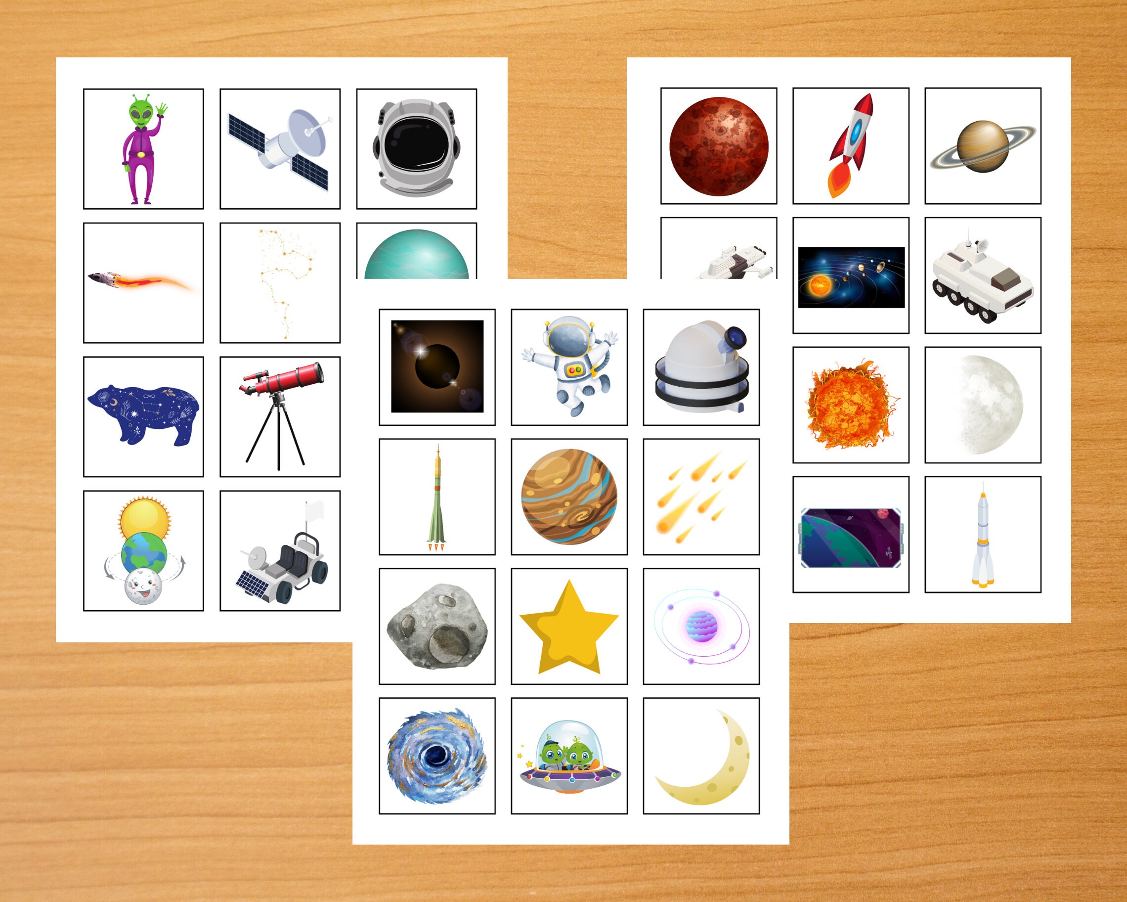 Space I Spy Matching Game| Digital Download| Printable Play Based ...