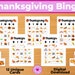 Thanksgiving Bingo| Digital Download| Printable Play Based Activity ...