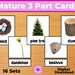 Nature Theme 3 Part Cards| Printable Digital Download| Montessori ...