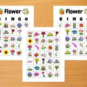 Flower Bingo Digital Download| Printable Play Based Activity ...