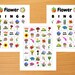 Flower Bingo Digital Download Printable Play Based Activity ...