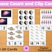 Space Count and Clip Cards| Child Inspired Printables|math Digital ...