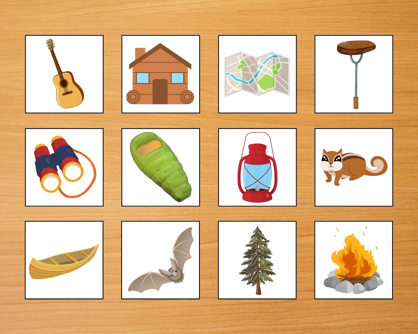 Camping I Spy Matching Game Digital Download| Printable Play Based ...