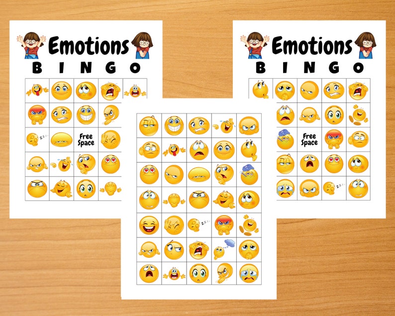Emotions Bingo| Digital Download| Printable Play Based Activity ...
