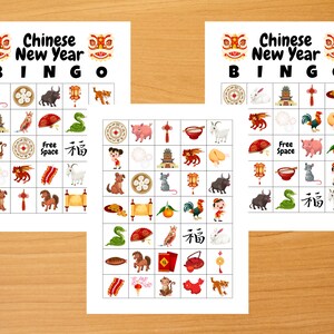 Chinese New Year Bingo| Digital Download| Printable Play Based Activity ...
