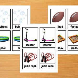 Summer Theme 3 Part Cards| Printable Digital Download| Montessori ...