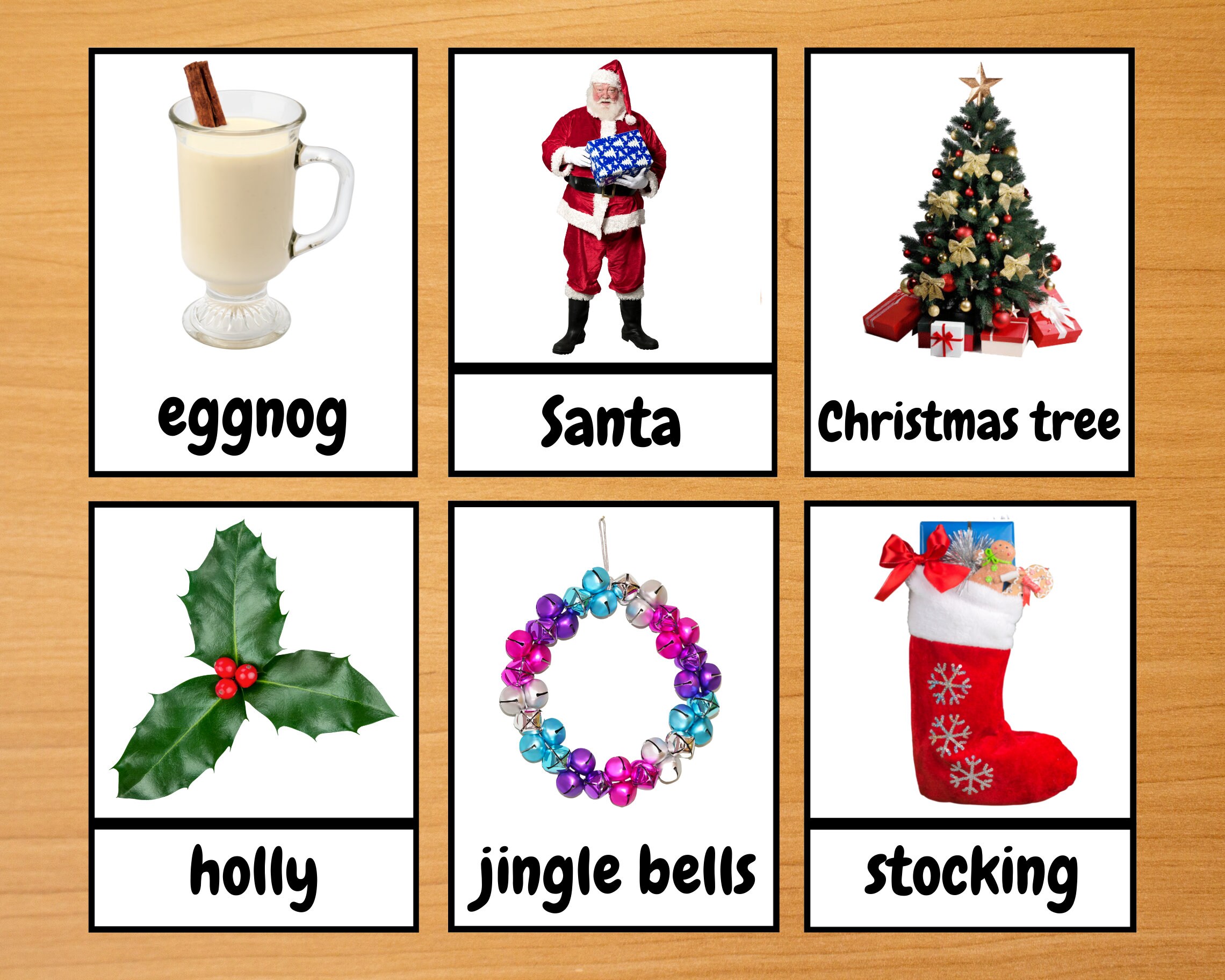 Christmas 3 Part Cards| Child Inspired Printable| Educational Digital ...