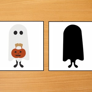 Halloween Shadow Matching Cards| Child Inspired Printables| Digital ...