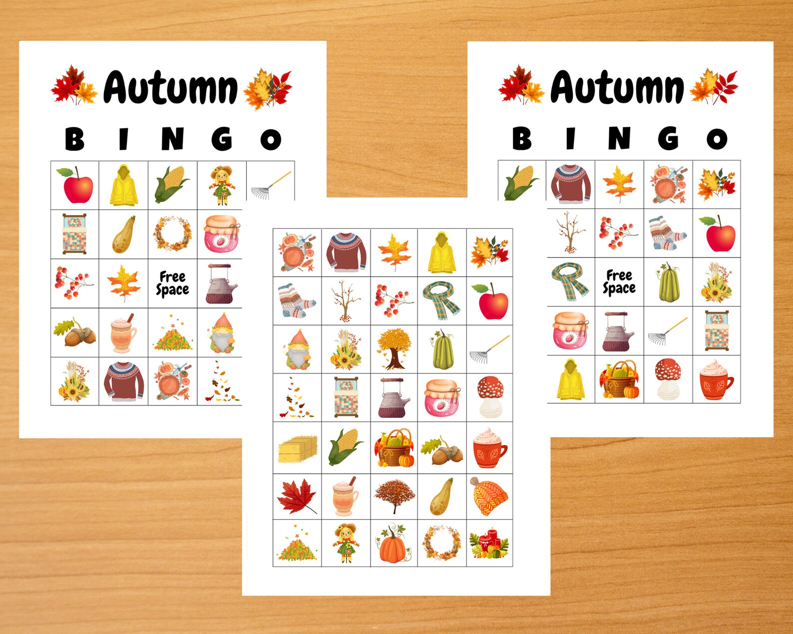 Autumn Bingo| Digital Download| Printable Play Based Activity ...