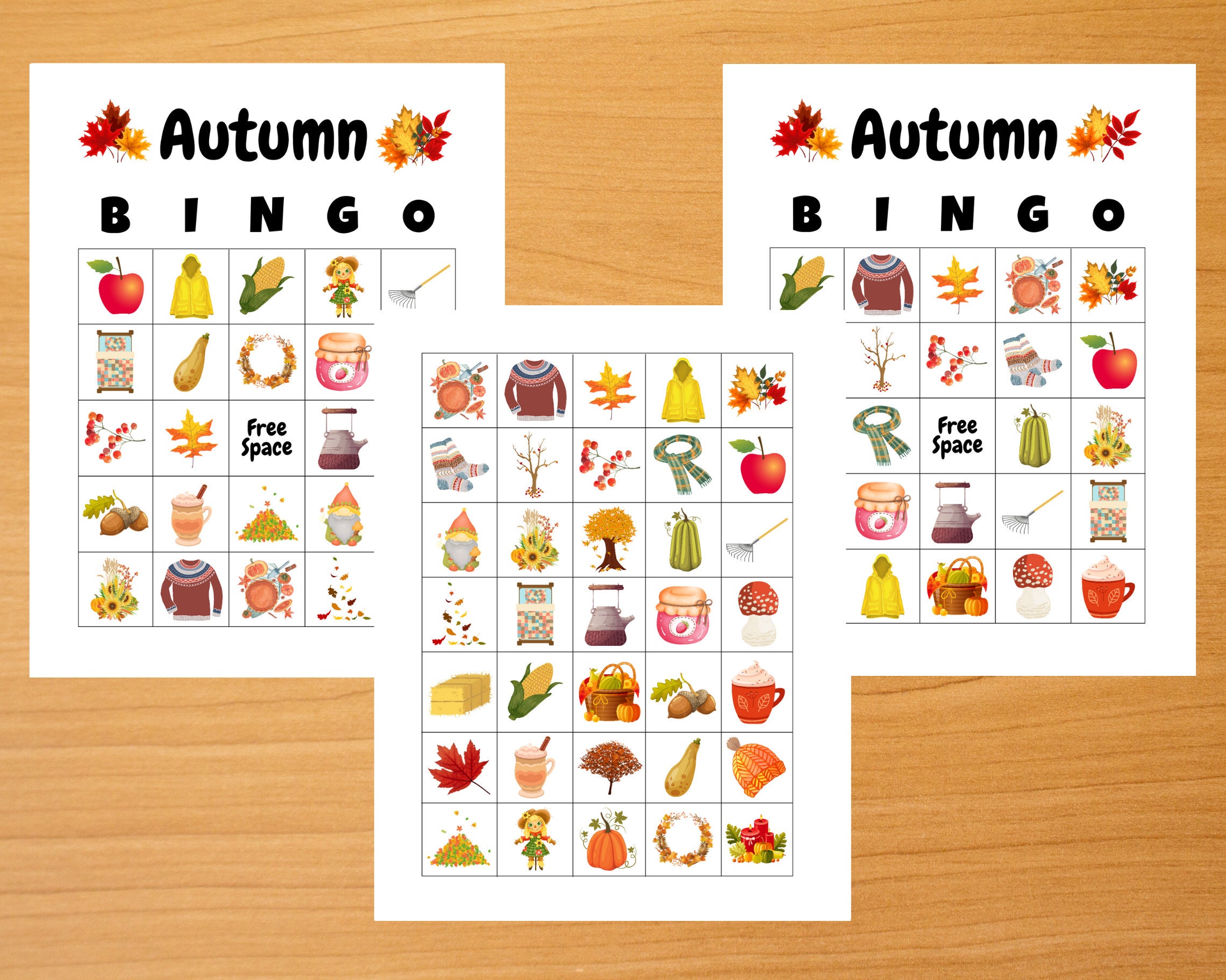 Autumn Bingo| Digital Download| Printable Play Based Activity ...