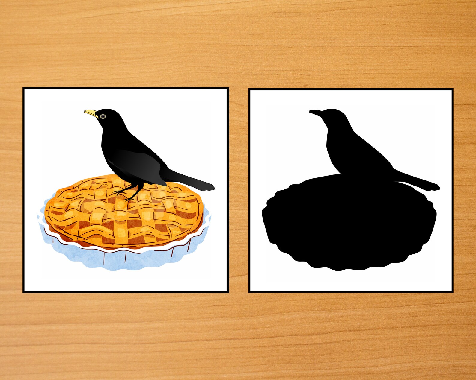Nursery Rhymes Shadow Matching Cards| Child Inspired Printables ...