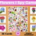 Flowers I Spy Matching Game| Digital Download| Printable Play Based ...
