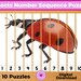 Insects Number Sequence Puzzles| Child Inspired Printables| Digital ...