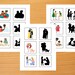 Family Shadow Matching Cards Child Inspired Printables Digital Download ...