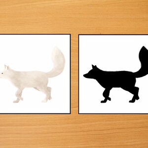 Polar Animals Shadow Matching Cards| Child Inspired Printables| Digital ...