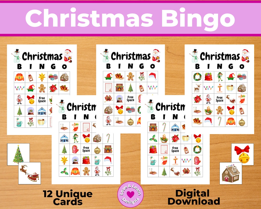 Christmas Bingo| Digital Download| Printable Play Based Activity ...