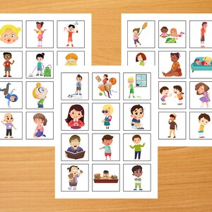 Emotions I Spy Matching Game| Digital Download| Printable Play Based ...