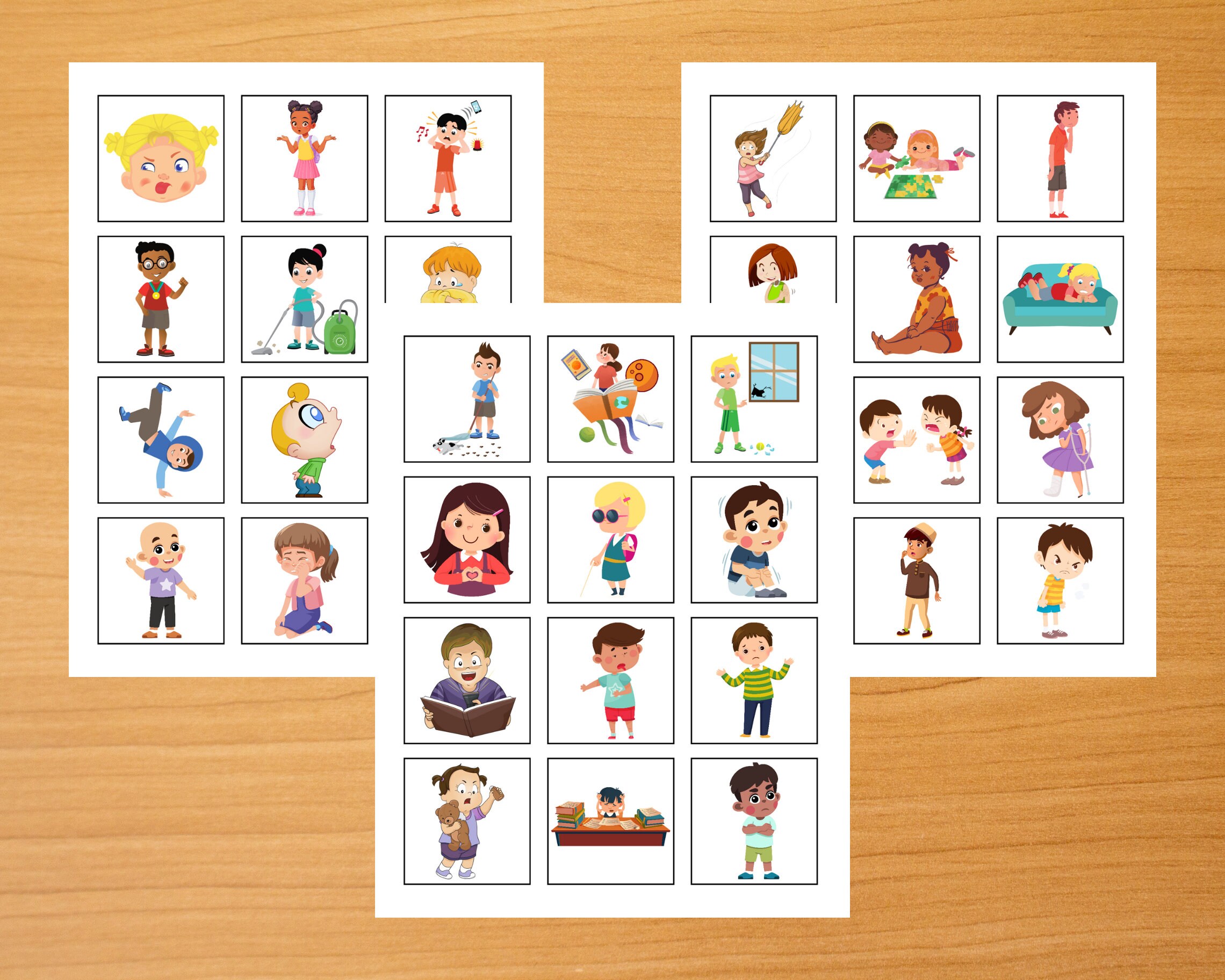 Emotions I Spy Matching Game| Digital Download| Printable Play Based ...