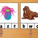 Ocean Animals Beginning Letter Sound Clip Cards| Printable Digital ...