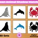 Ocean Animals Shadow Matching Cards Printable Digital Download ...