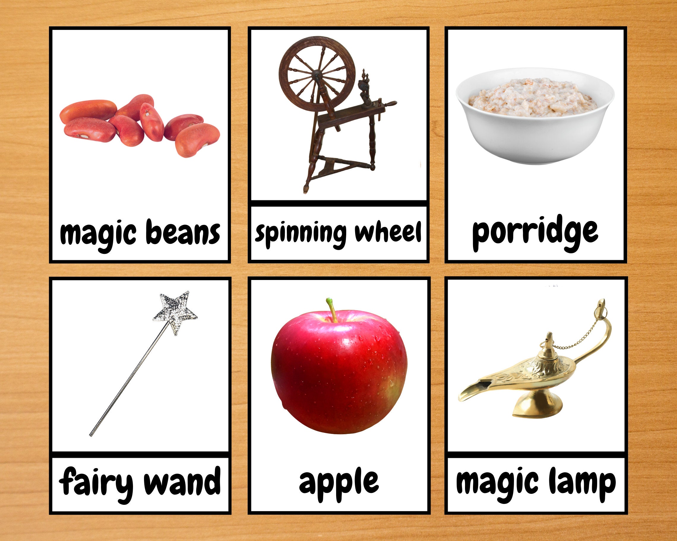 Fairy Tale 3 Part Cards| Child Inspired Printable| Educational Digital ...