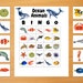 Ocean Animals Bingo Digital Download| Printable Play Based Activity ...