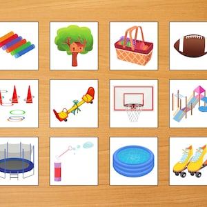 Summer I Spy Matching Game| Digital Download| Printable Play Based ...