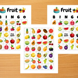 Fruit Bingo Digital Download| Printable Play Based Activity ...