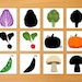 Vegetables Shadow Matching Cards Printable Digital Download| Montessori ...