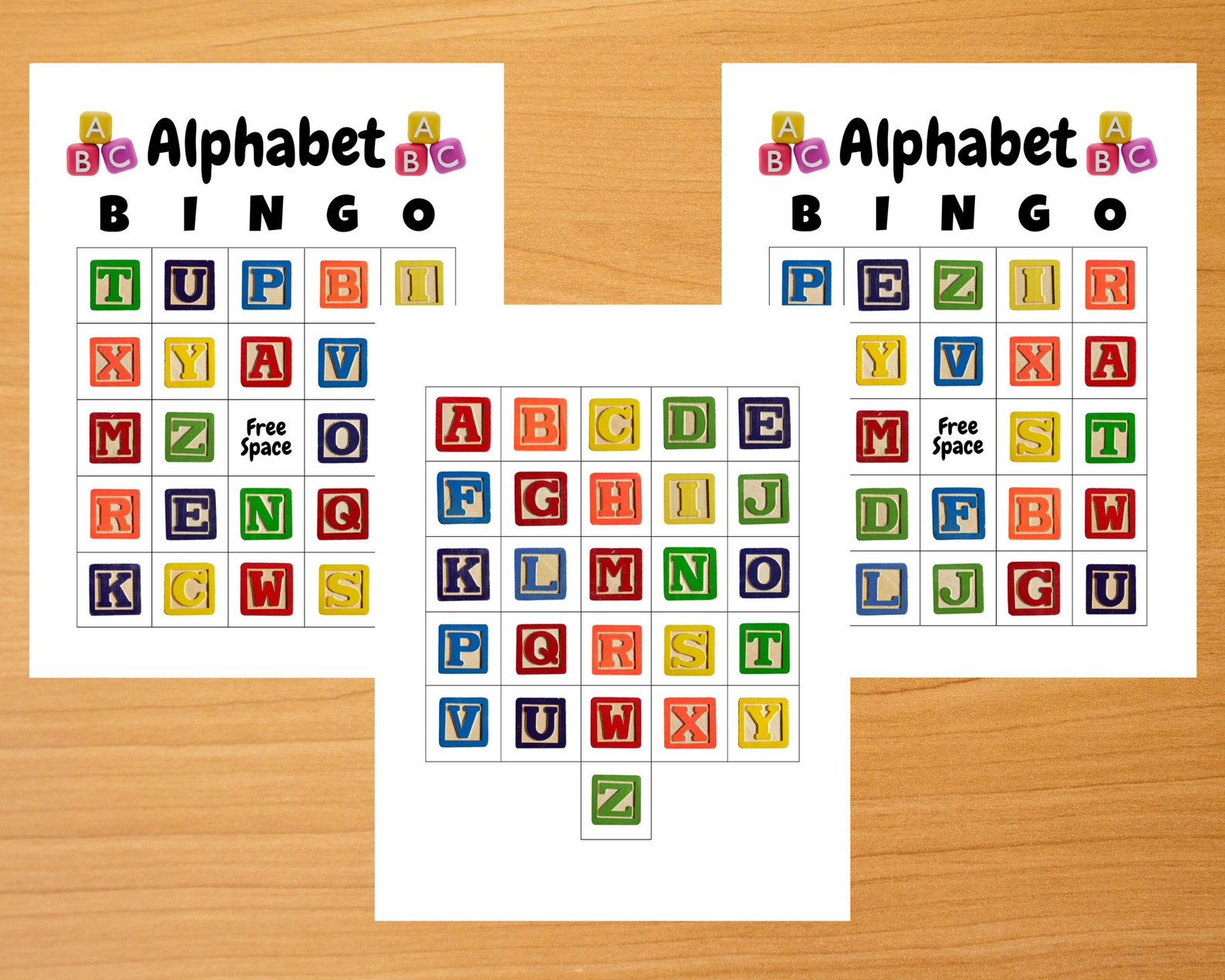 Alphabet Bingo Digital Download Printable Play Based Activity ...