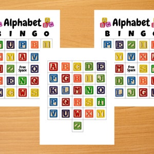 Alphabet Bingo| Digital Download| Printable Play Based Activity ...